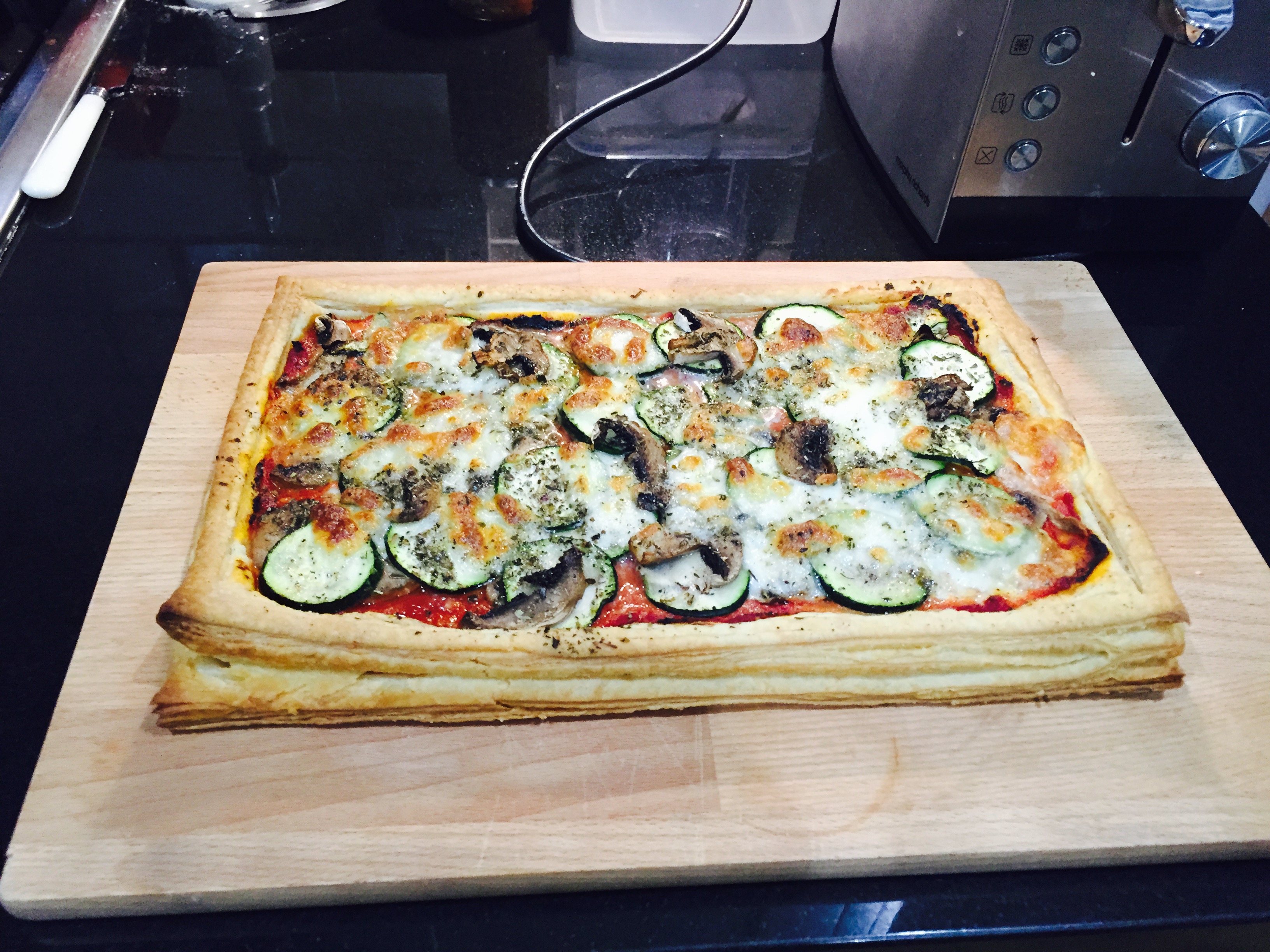 Courgette, Mushroom & Mozzarella Tart – The Boy Who Loved To Eat